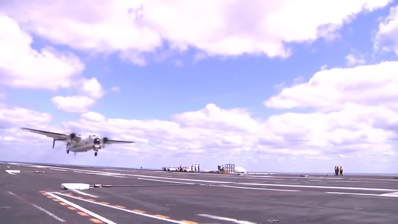 Multiple Planes Landing and Taking Off From a Moving Aircraft Carrier ...