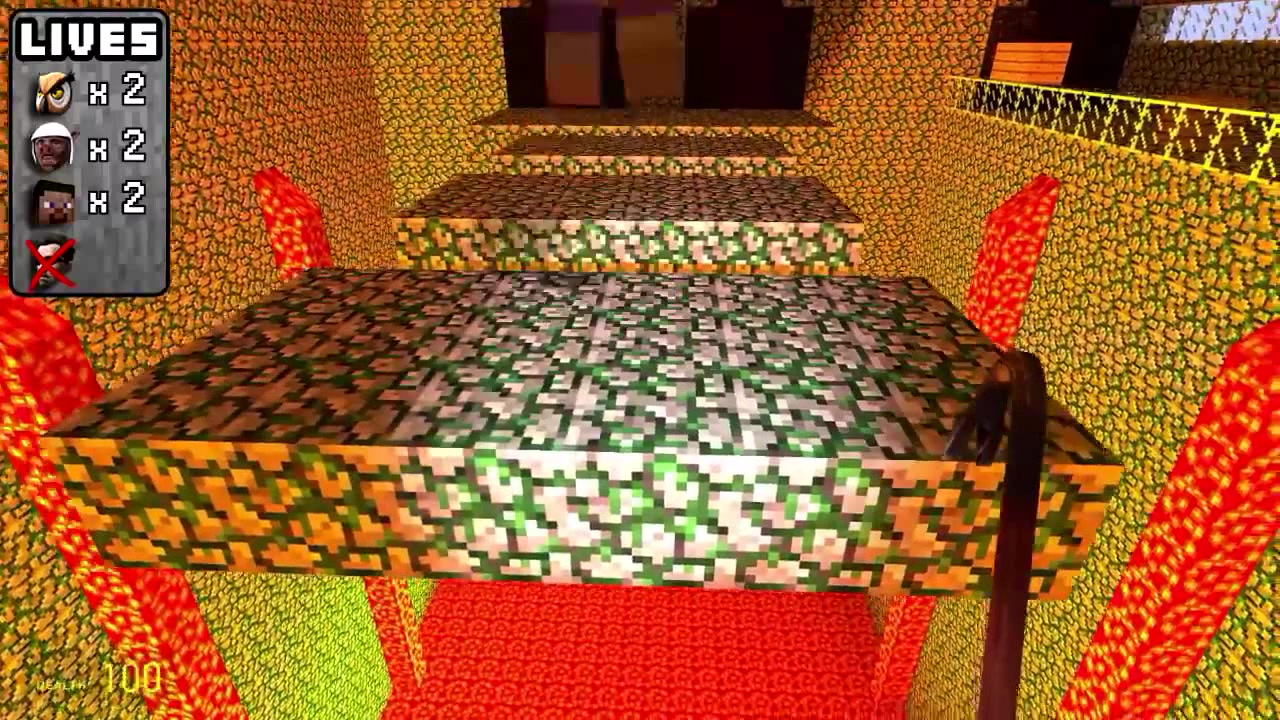 Gmod Deathrun Funny Moments - Minecraft Edition! (Knowledge) - Coub