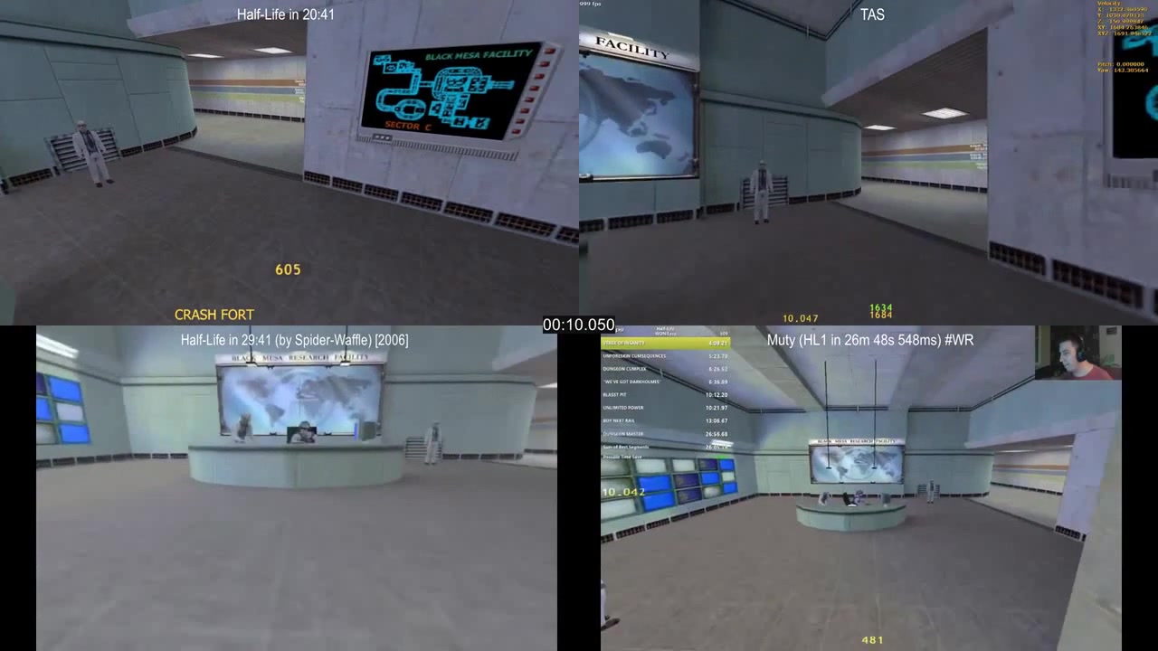 Speedrunning HL1 #0.416x_speed - Coub