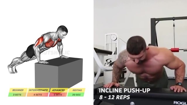 5 Lower Chest Exercises for Wider Chest !! - Coub