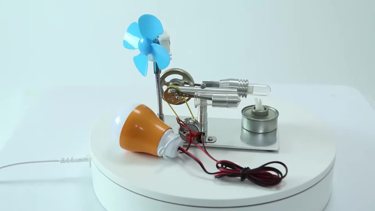 Stirling Engine Kit Single Cylinder Stirling Engine Model Toy - Coub