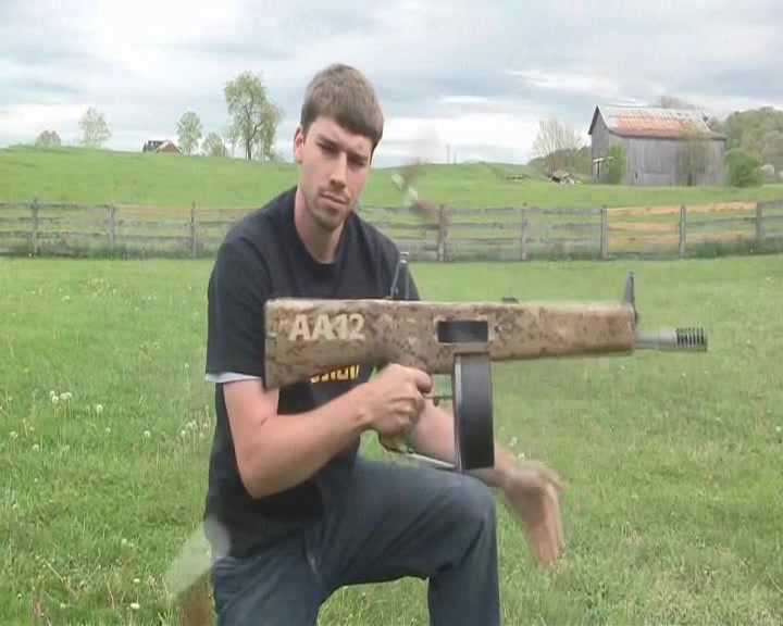 AA-12 no recoil - Coub