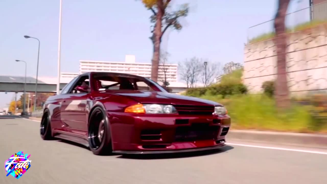 Skyline R32 RED Dragon | WHEN IN THE PAST - Coub