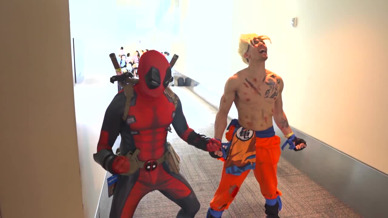 Deadpool vs DragonballZ - Coub