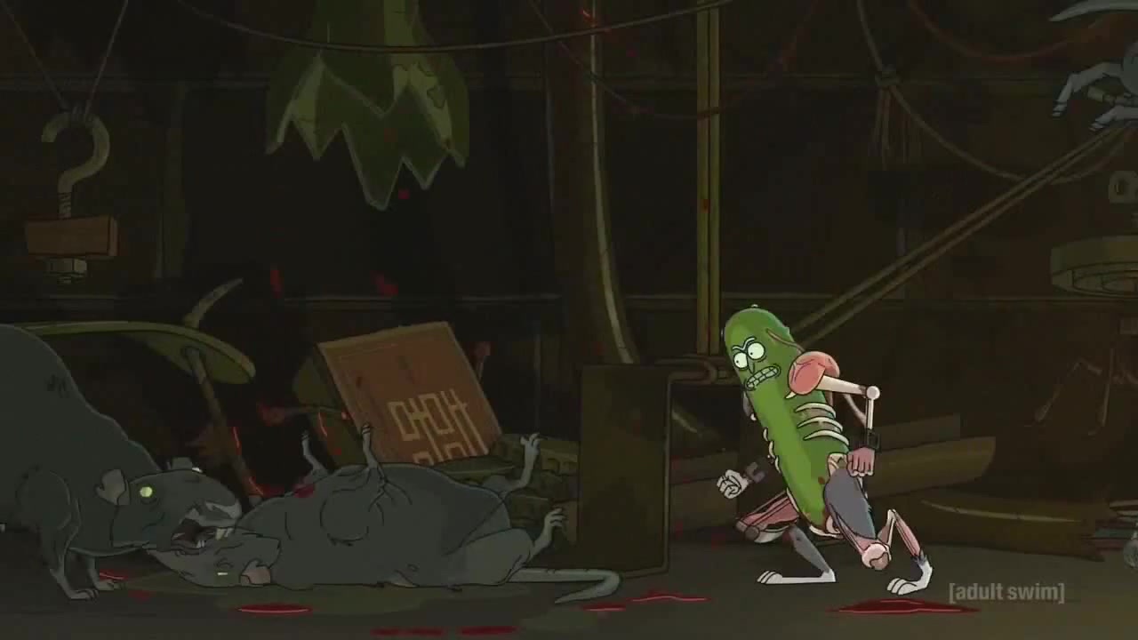 Endless Pickle Rick violence - Coub