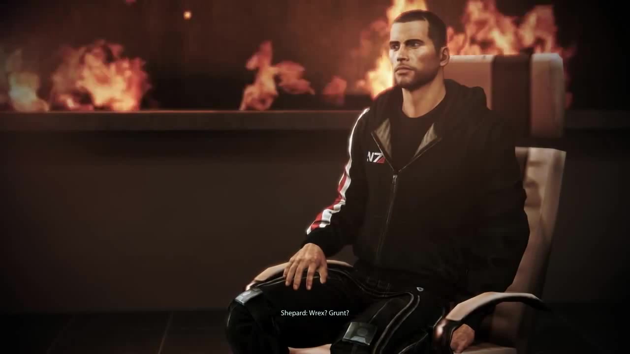 Mass Effect 3 Citadel DLC: Shepard. Wrex. Grunt. (MaleShep version) - Coub