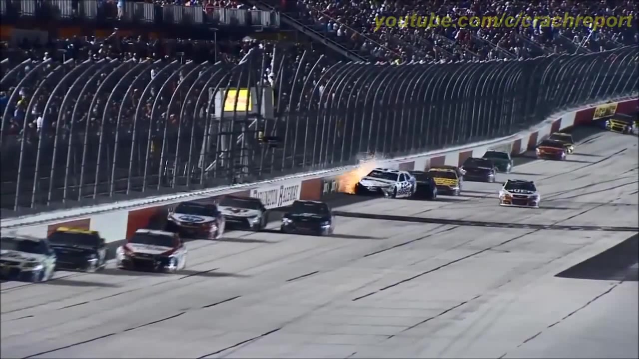 NASCAR Crashes 2015 Part 3 - Coub