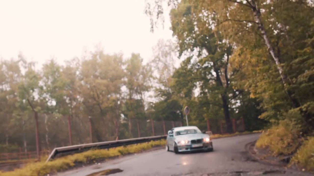BMW E36 drift crash - Coub