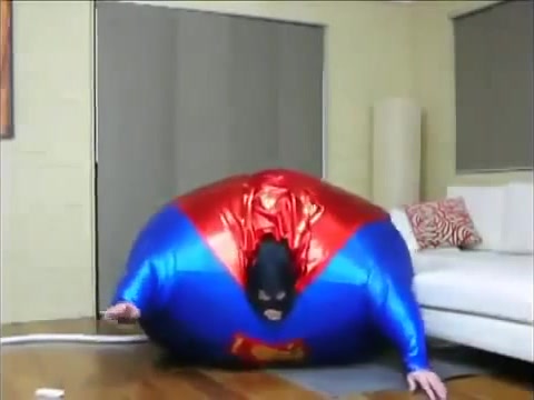 WTF - Inflatable Superman - Coub