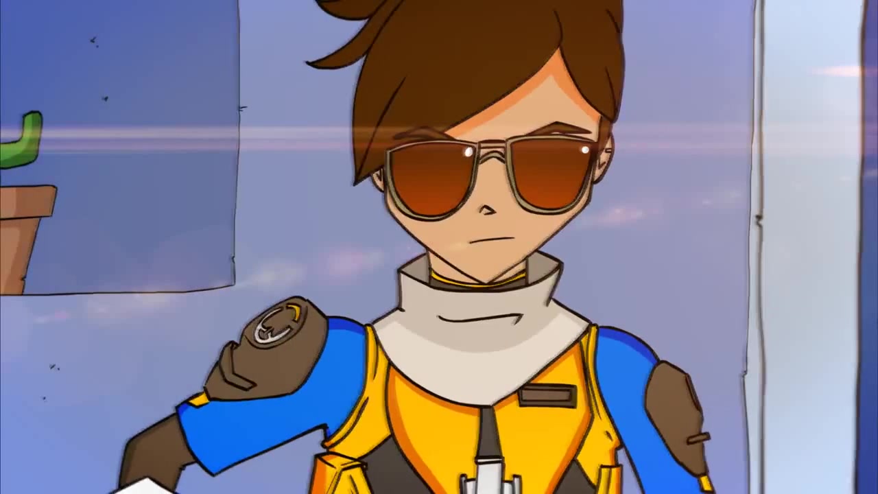 When Tracer gets hurt - Coub