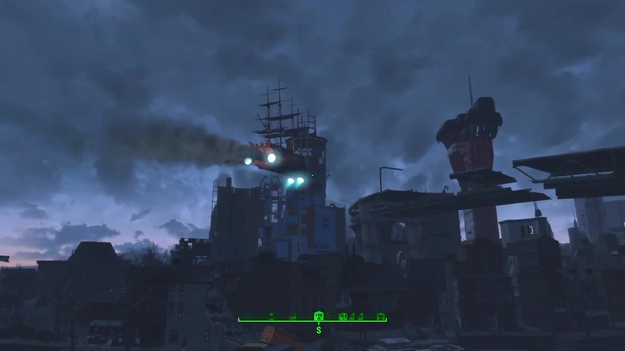 Fallout 4 - Crash of the USS Constitution - Coub