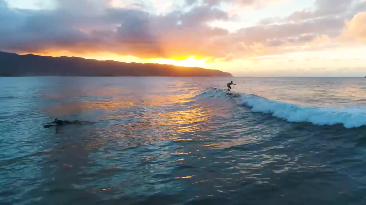 surfing under the sunset - Coub