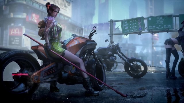 Biker girl - Coub