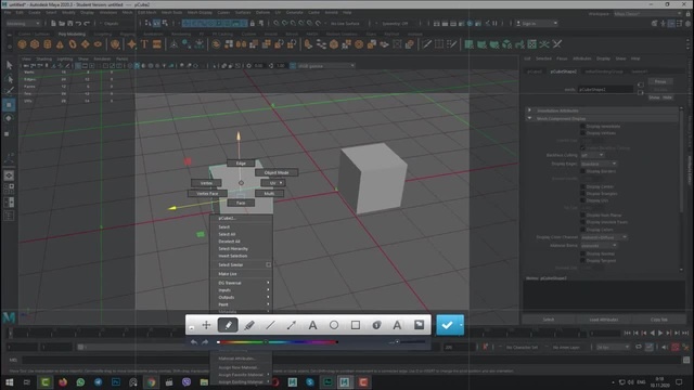 Мини-курс «Maya для начинающих». Урок 5: Из чего сделано 3D? Элементы объектов - Coub