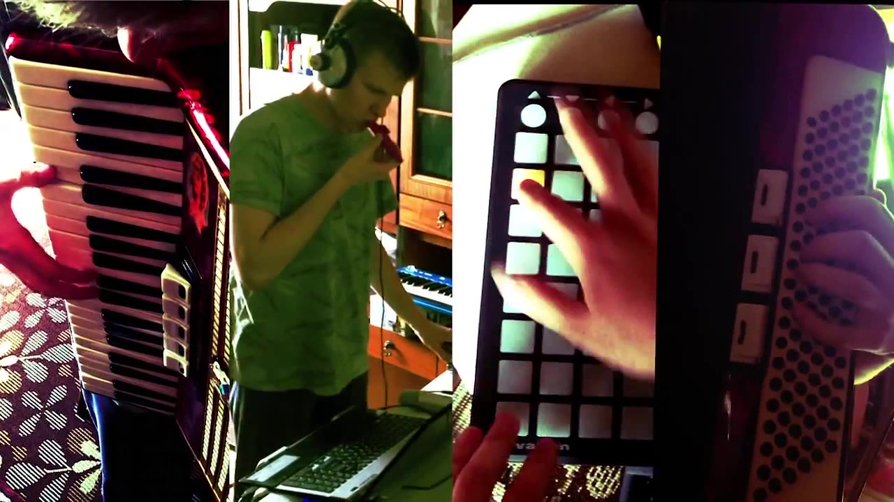 Semi-live multiinstrumental progression loop - Coub