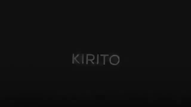 Sword art online Swordsman Kirito - Coub