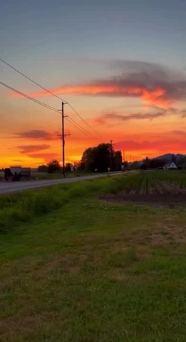 Весенний закат | Spring sunset - Coub