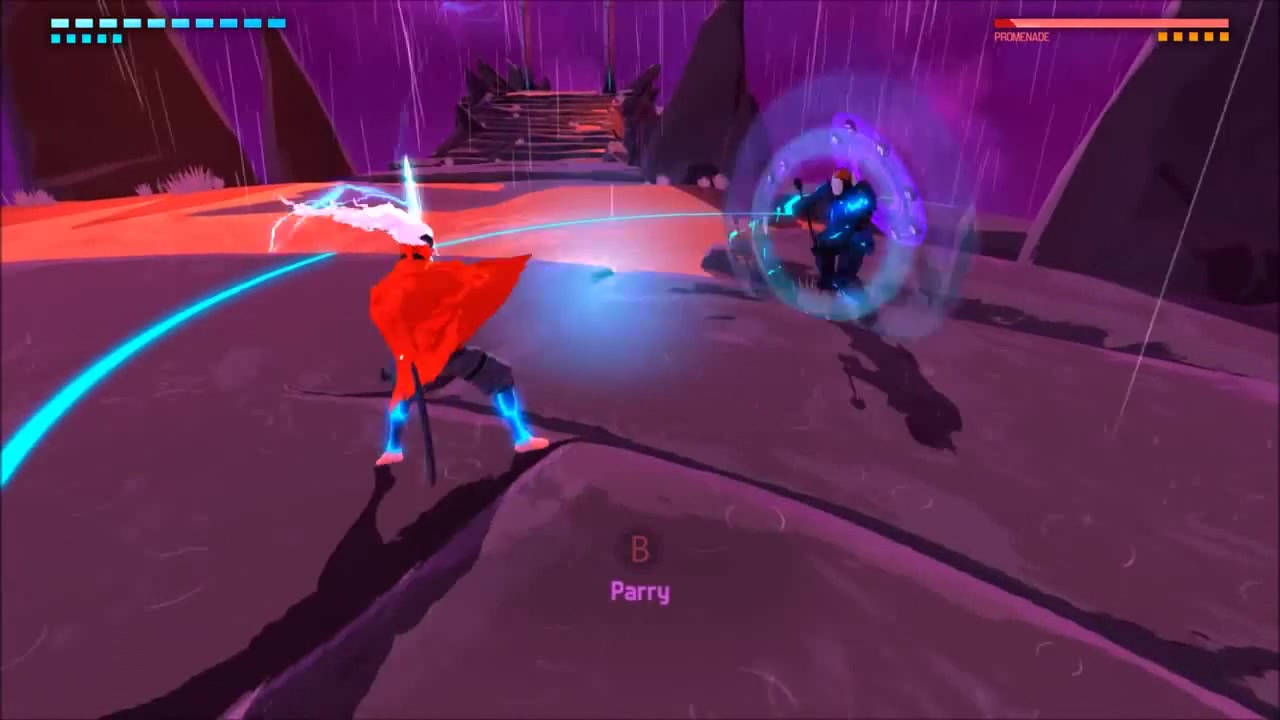 Furi Gameplay - First Boss - Coub