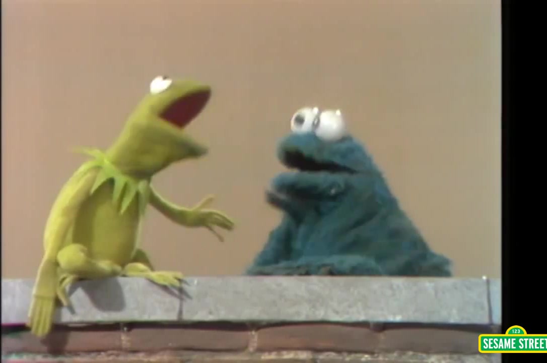 Sesame Street: Cookie Monster Makes Kermit Mad - Coub