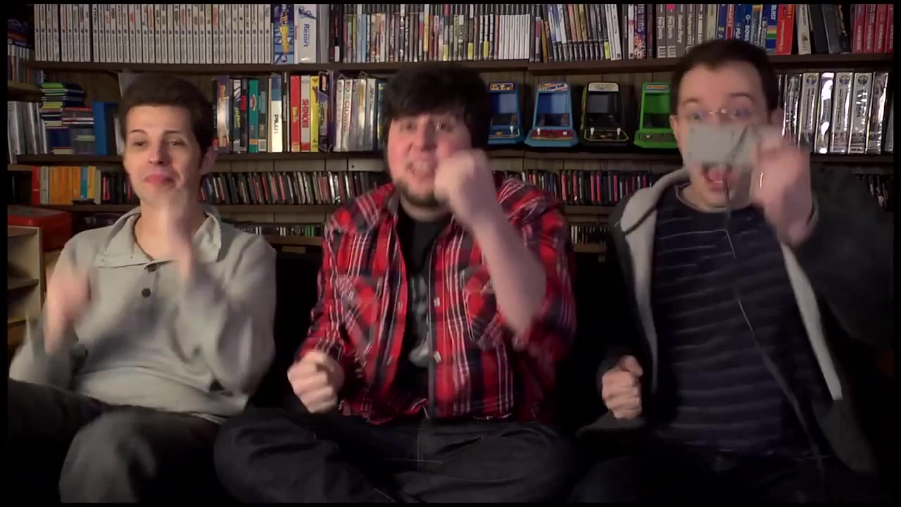 AVGN, JonTron, and Mike Matei running in the 90s. - Coub
