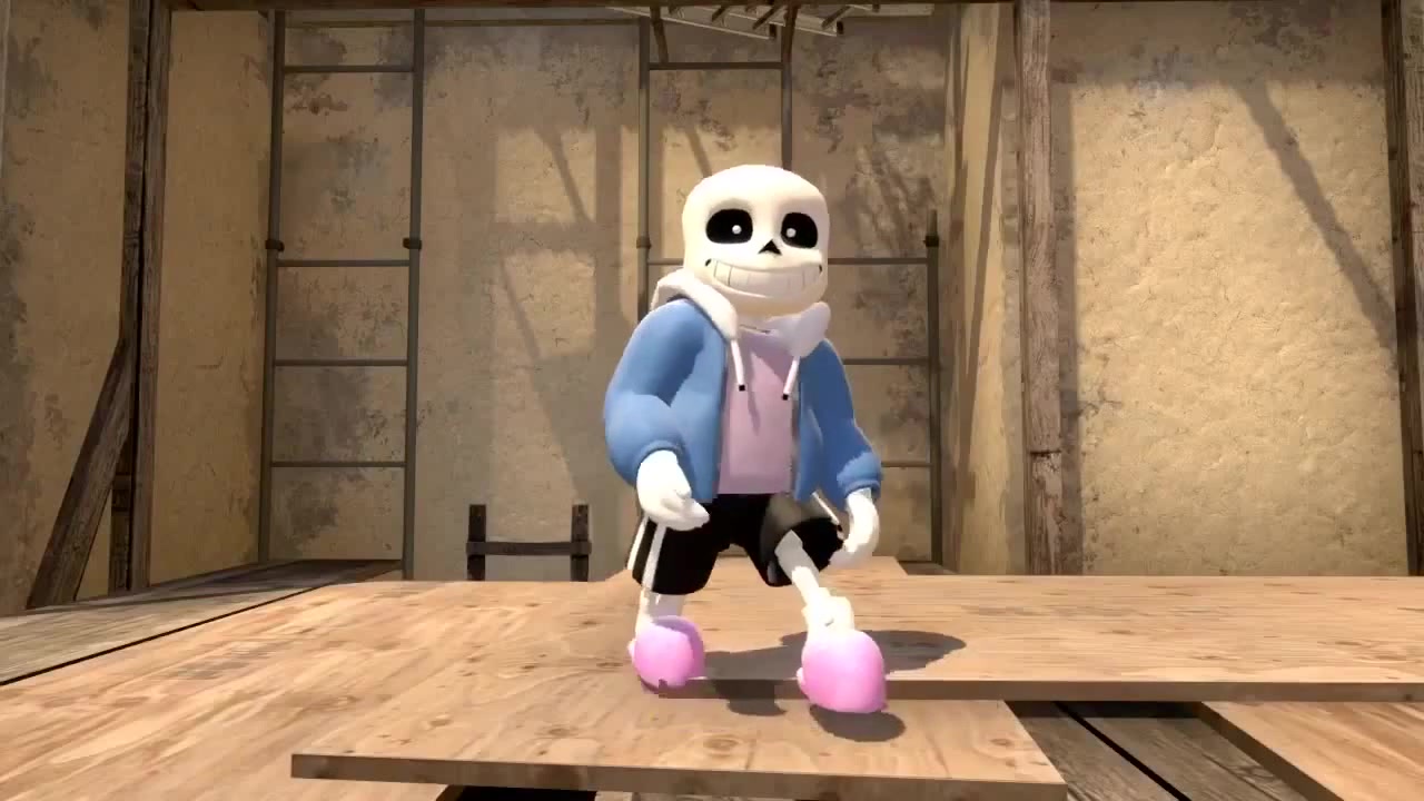 DANCING DUDE SANS (of game undertale) - Coub