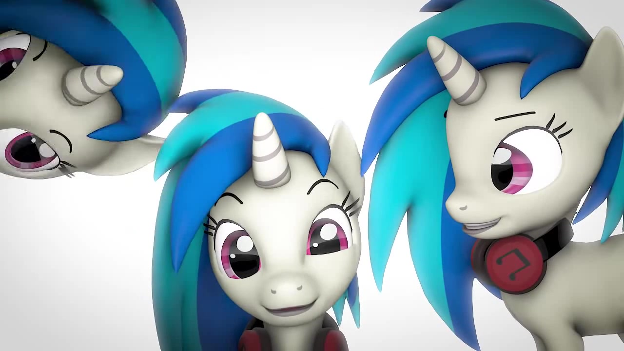 [SFM PMV] Vinyl Scratch - All About That Bass mlp - Coub