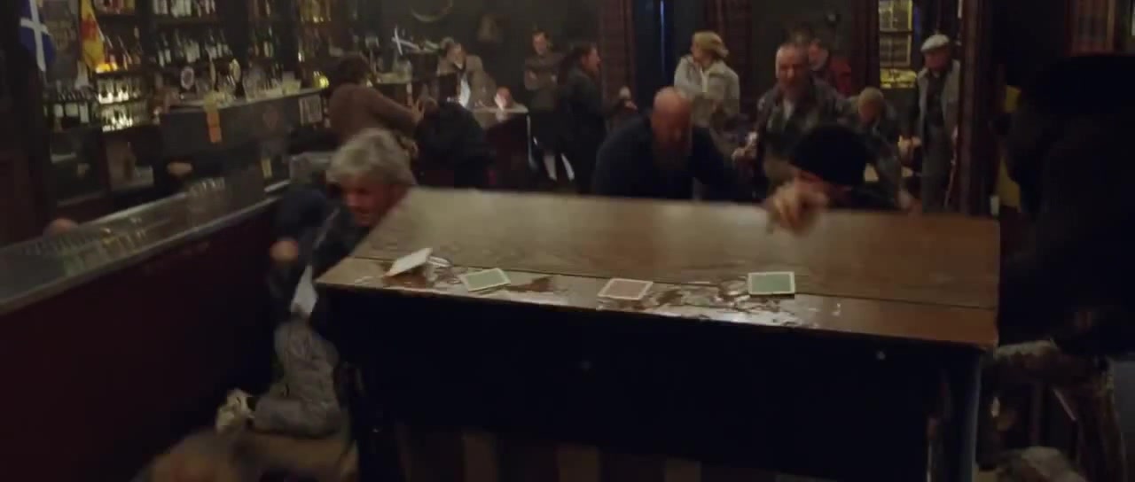 Cloud Atlas - Scottish Pub Fight Scene - Coub