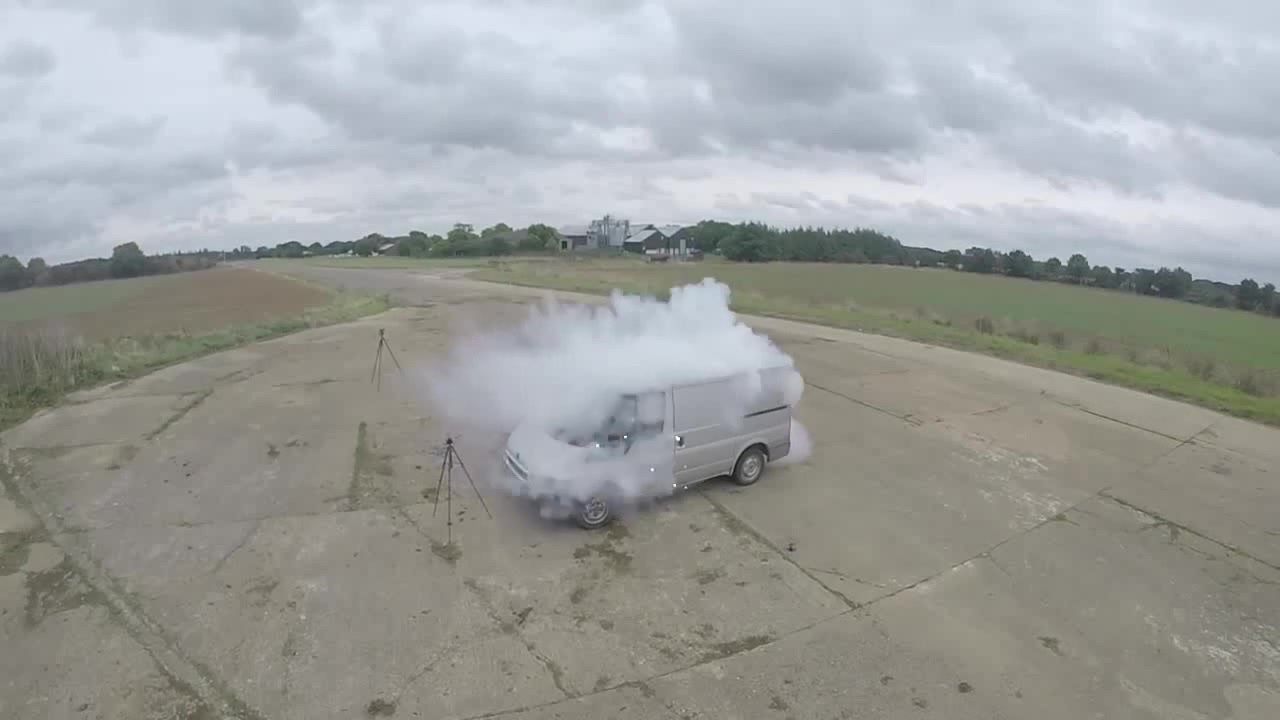 Colin Furze - Van explosion - Coub