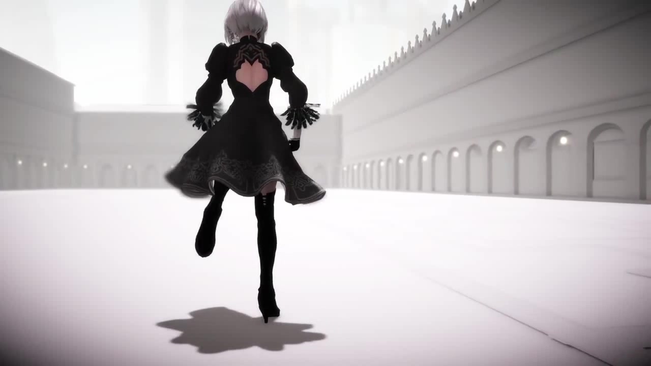 NieR：Automata 2B Dancing - Coub