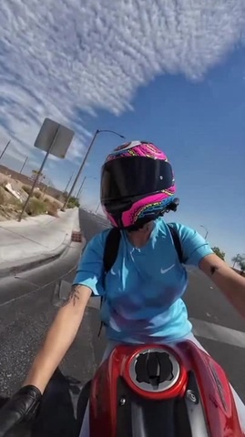 Brave & Strongest Biker Girl 🏍️💪 - Coub