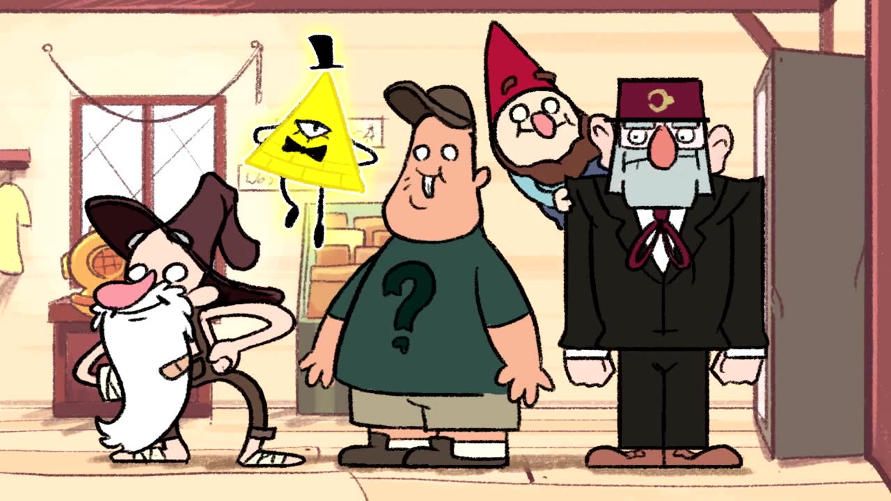 So This is Basically Gravity Falls - Coub