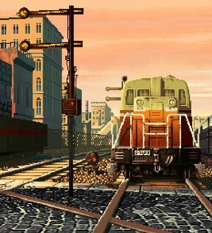 #8.bit-pic_mirror 8-bit Train - Coub