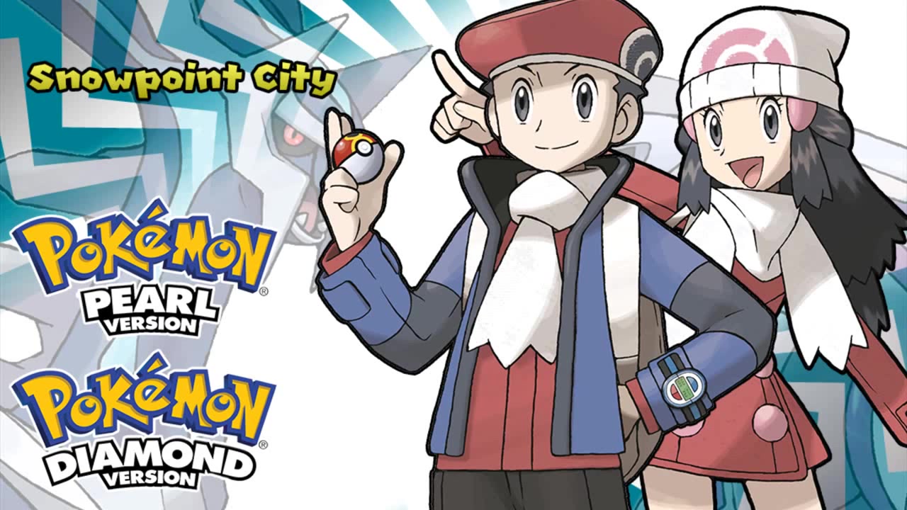 Pokemon D/P/Pt - Snowpoint City - Coub