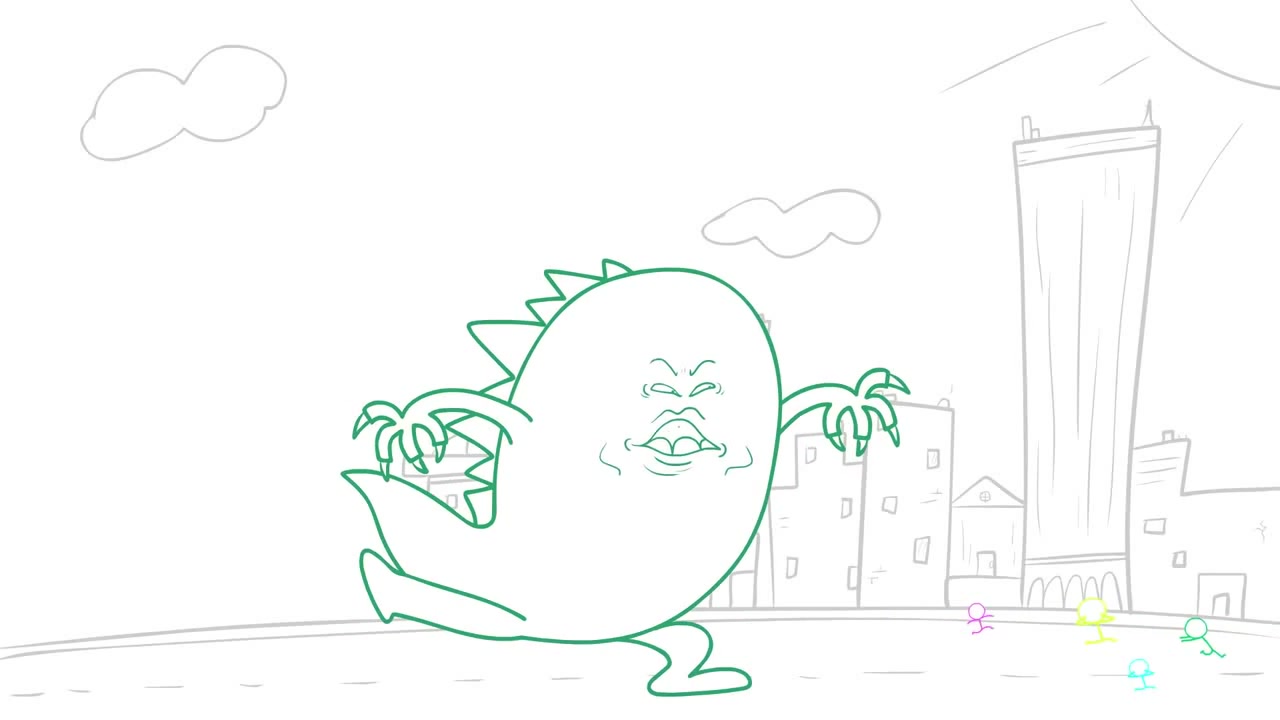 ASMR GODZILLA (ASMR cartoon parody) - Coub