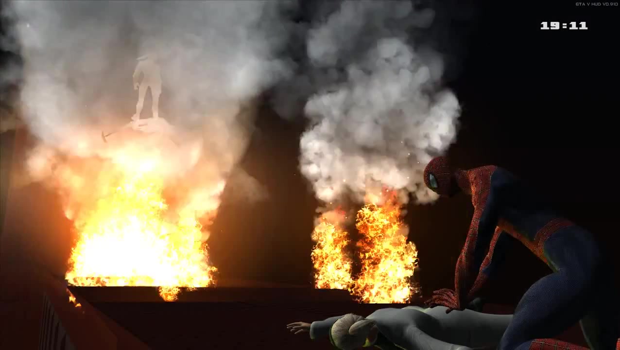 GTA:Marvel Team(Spider-man v Green Goblin) - Coub