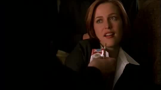 Dana Scully with a cigarette - Coub