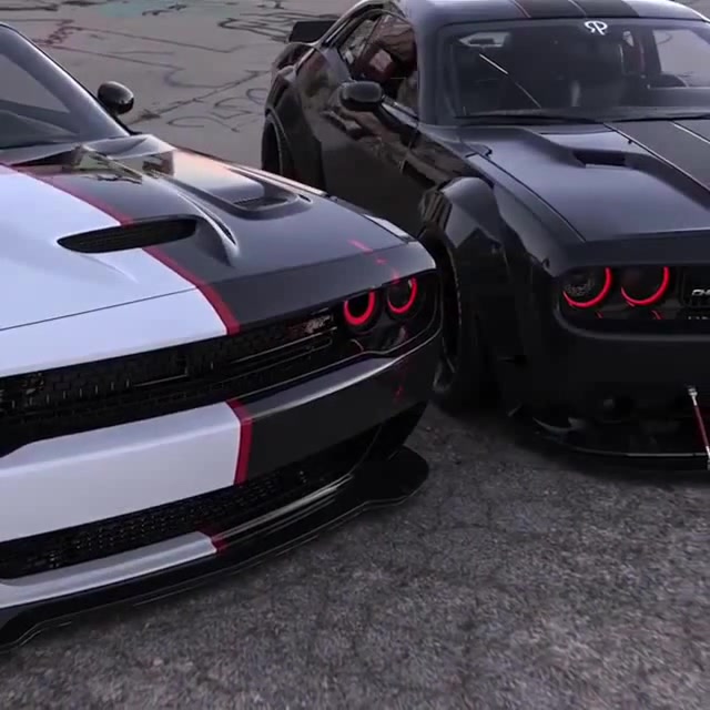 Dodge Challenger hellcat - Coub