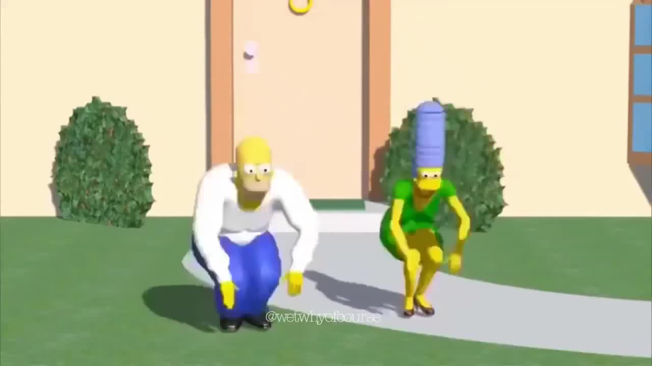Roman Holiday The Simpsons Dance Meme - Coub