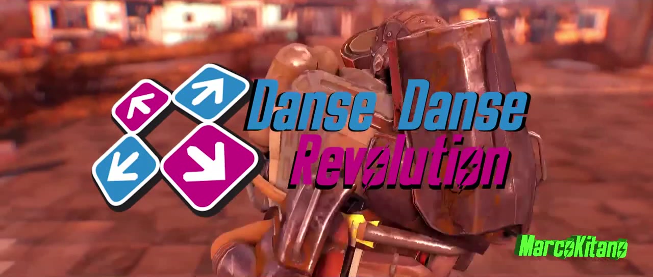 Fallout 4 Paladin Danse Danse Revolution funny moment - Coub