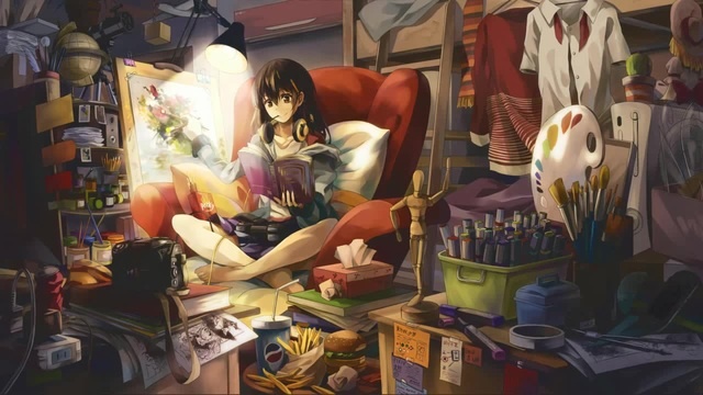 Study Routine (song: Alluniar - Romantic) - Coub