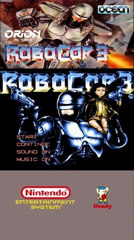 NES - Robocop 3 - Menu - Coub