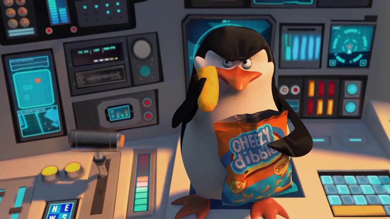 Penguins of Madagascar CLIP - Cheezy Dibbles (2014) Benedict ...