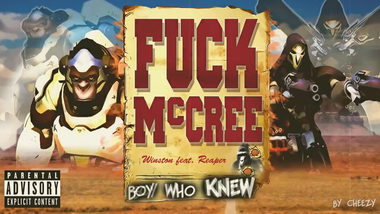 "FUCK MCCREE" Winston feat. Reaper (McCree diss 2016) - Coub
