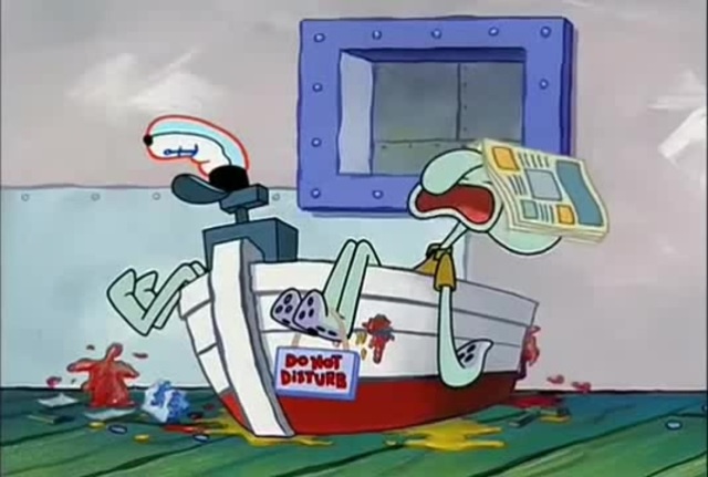 Spongebob And Squidward At Work