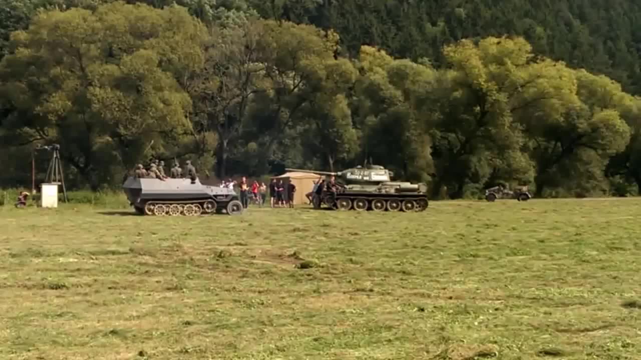 Old Russian tank drift! - Coub