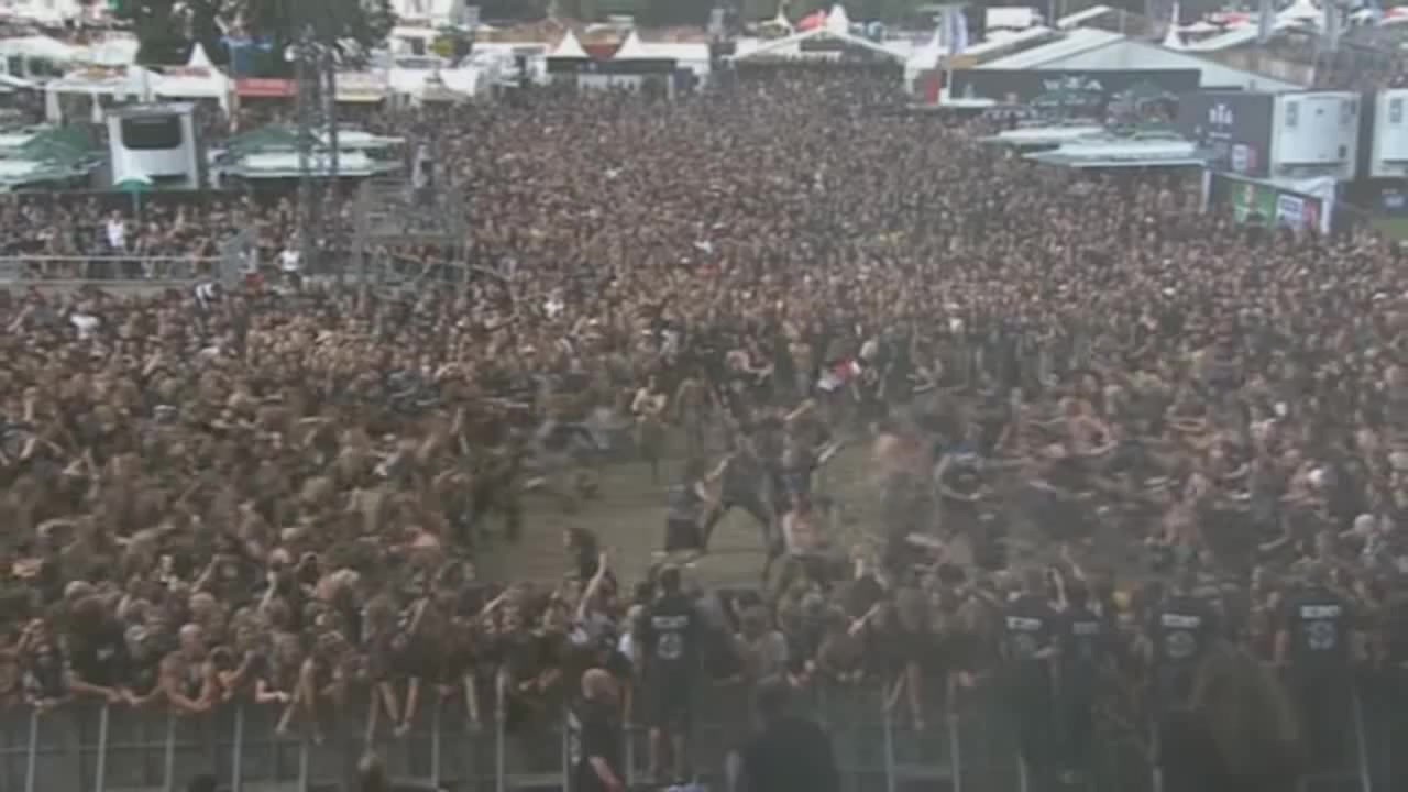 Wall Of Death Mosh Pit
