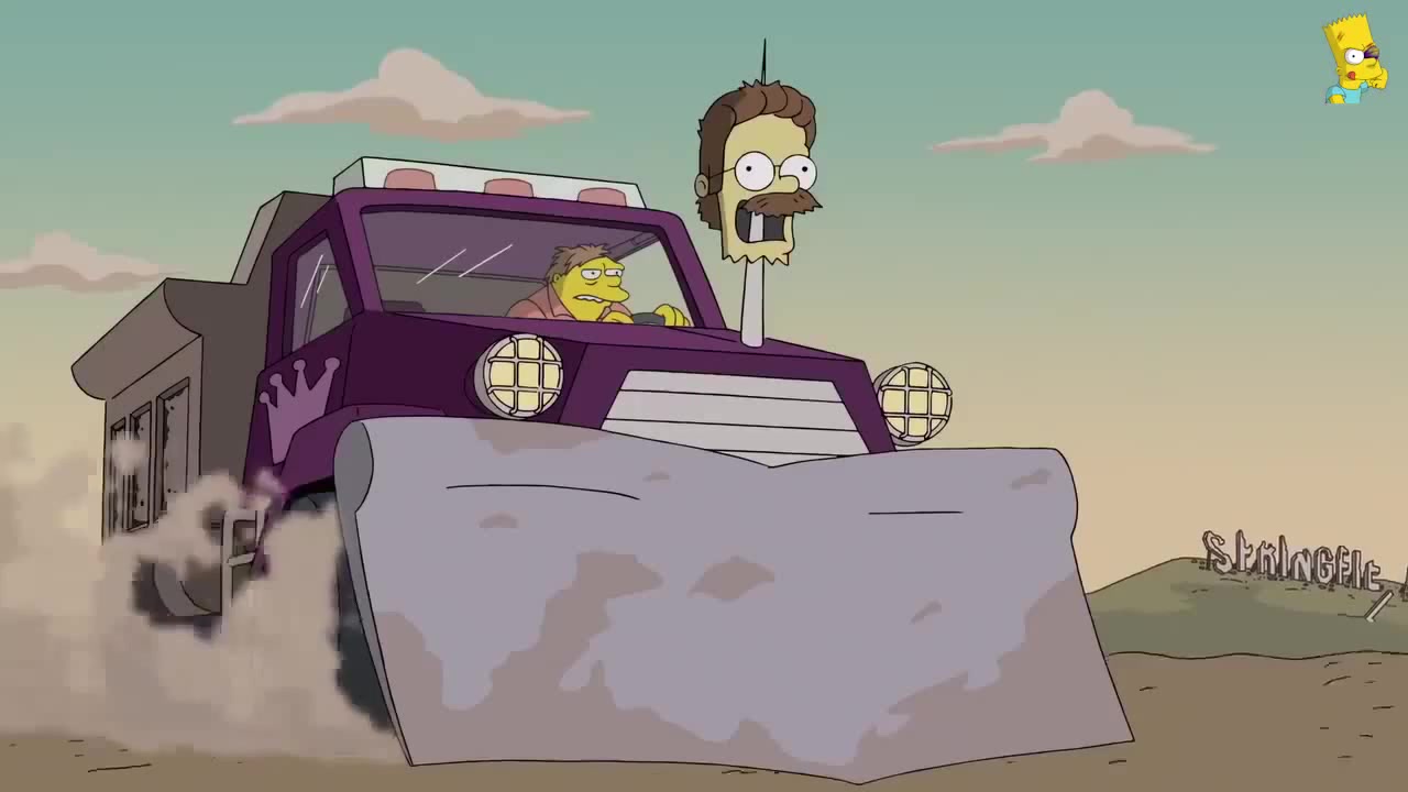 The Simpsons - MAD MAX PARODY - Coub