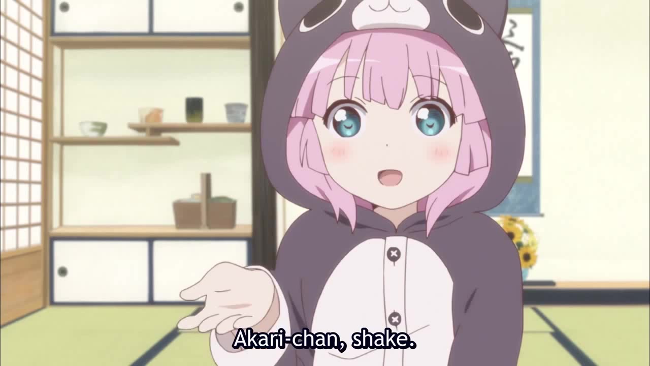 Yuru Yuri Akarin Dog Poster Promo YuruYuri Ro Kyu Bu Anime Akari