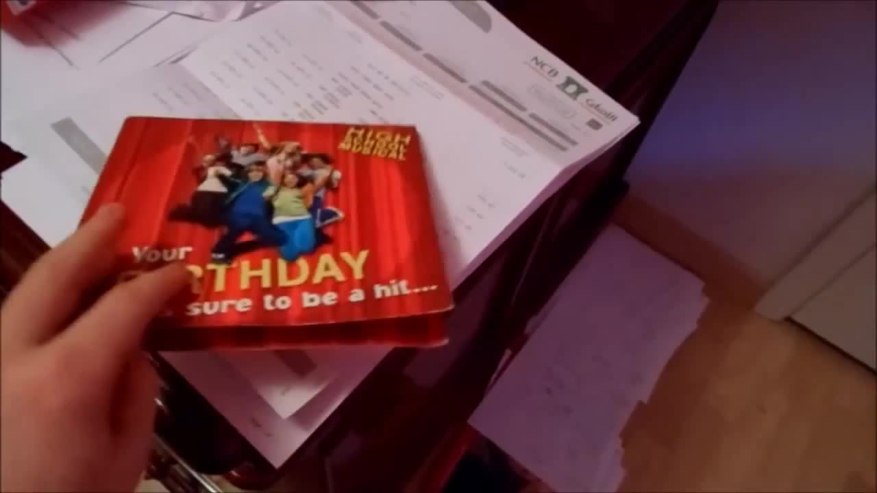 High School Musical Birthday Card
