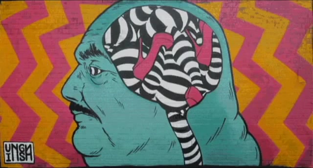 Animated graffiti by INSA (http://www.insaland.com/) - Coub